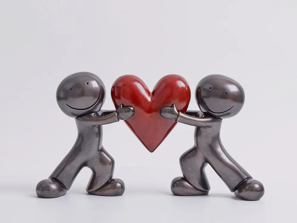 Doug Hyde - Heart to Heart Bronze – Trent Galleries