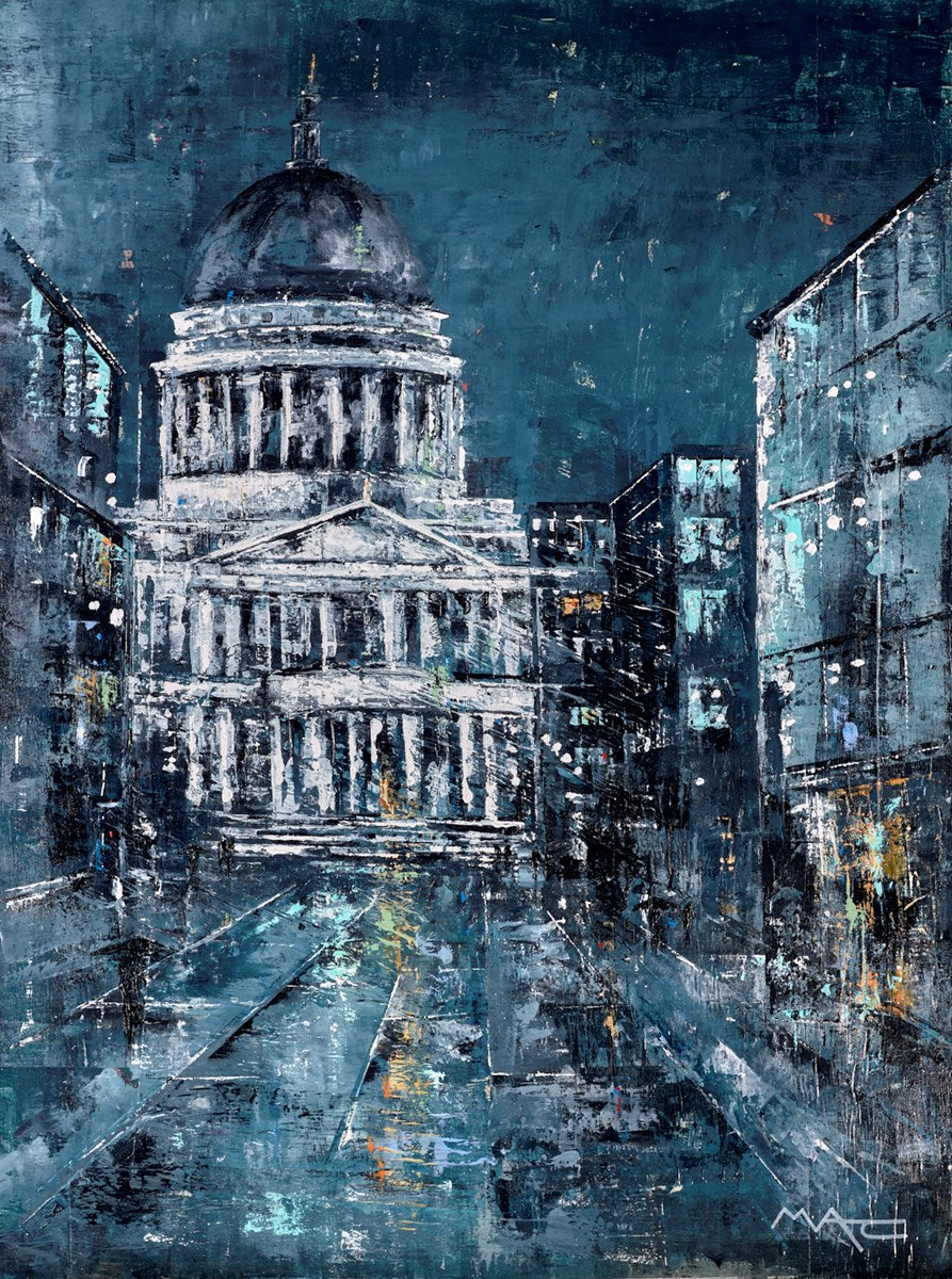 Mark Curryer - Strolling around St Pauls London – Trent Galleries